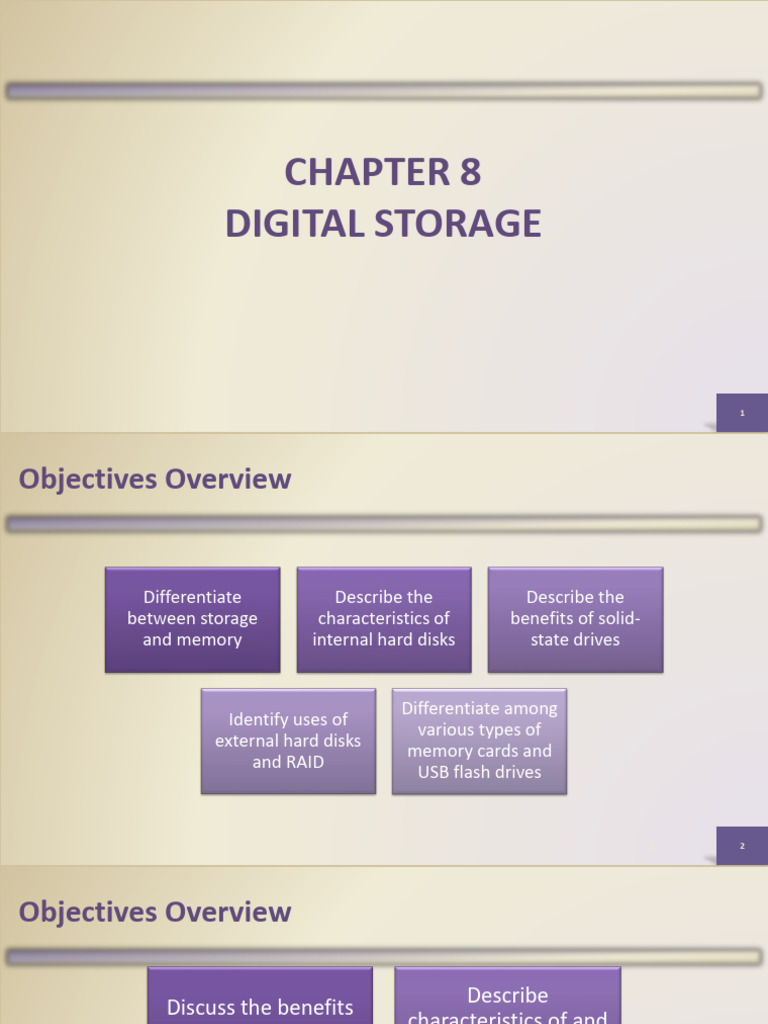 Level1 CH08 | PDF | Computer Data Storage | Hard Disk Drive