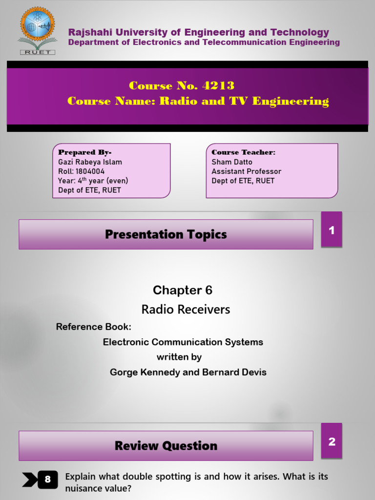 Understanding Double Spotting in Radio Receivers | PDF | Amplifier ...