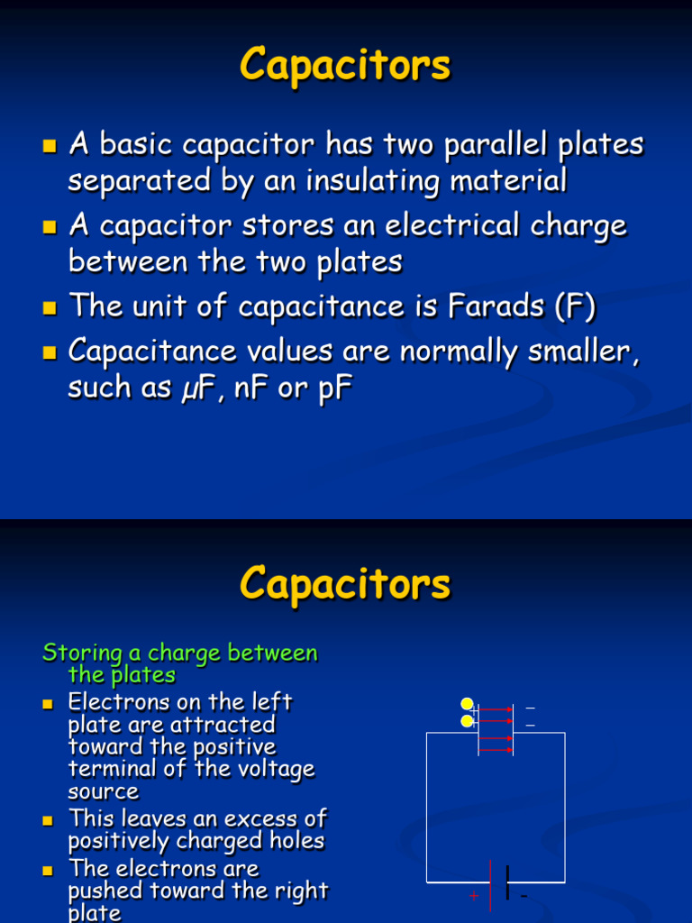 Capacitors 123 | PDF | Capacitor | Materials