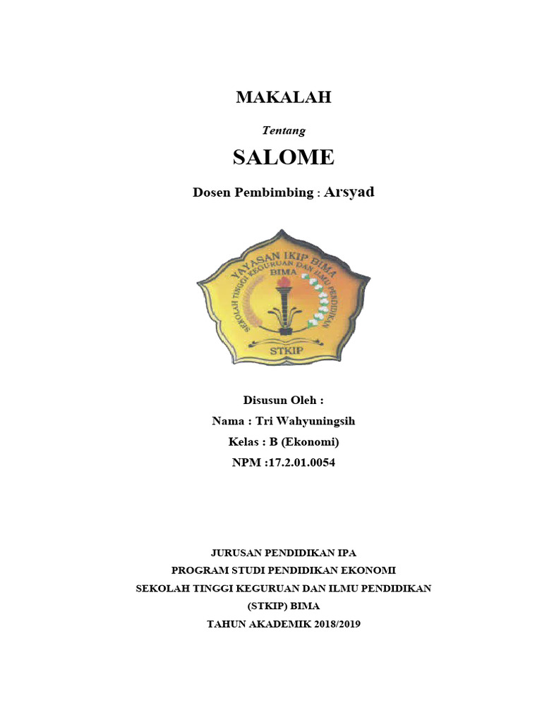 Wirausaha Salome | PDF