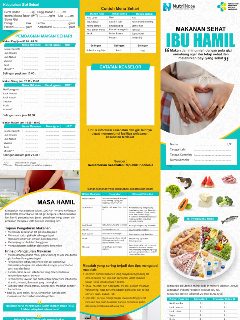 Leaflet Ibu Hamil | PDF