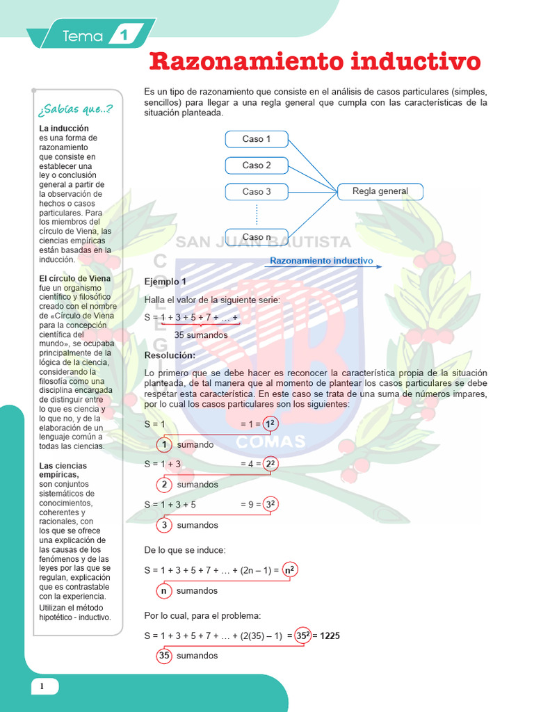 RM 4to Sec | PDF | Razonamiento inductivo | División (Matemáticas)