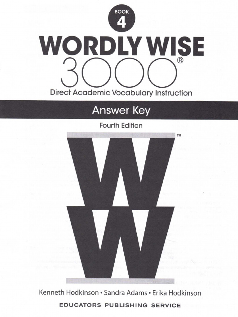 Wordly Wise Book4 | PDF