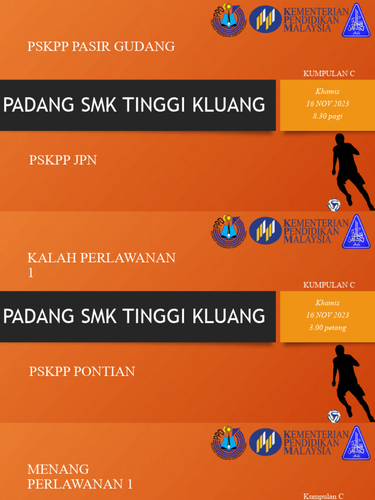 Jadual PSKPP Kumpulan C | PDF