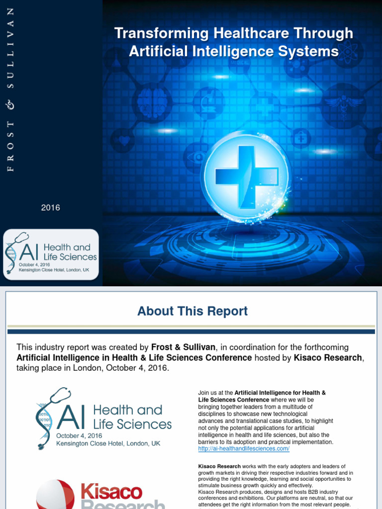Transforming Healthcare Through Artificial Intelligence Systems Pdf Artificial Intelligence