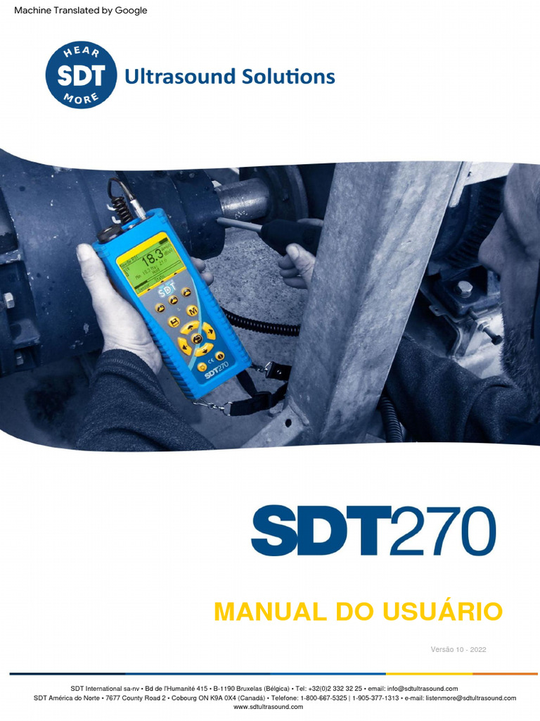 SDT270 - User - Manual - PT Google | PDF | Tempo | Rede de computadores