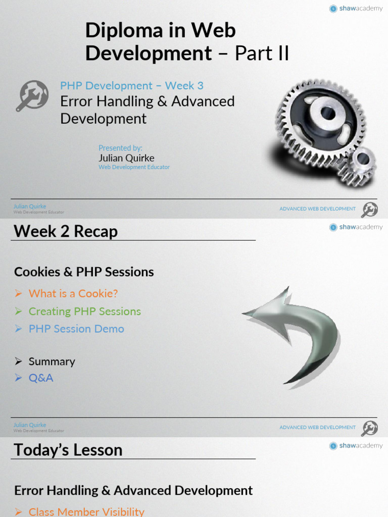 Php Lesson3slides Pdf Class Computer Programming Php 6683