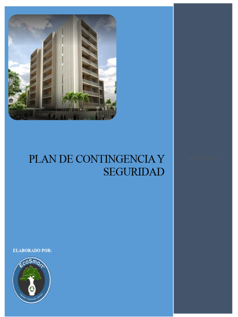 Plan de Contingencia | PDF | Hormigón | Máquina elevadora