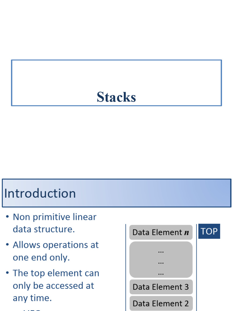 Stack | PDF | Software Development | Theoretical Computer Science Stack | PDF | Software Development | Theoretical Computer Science
