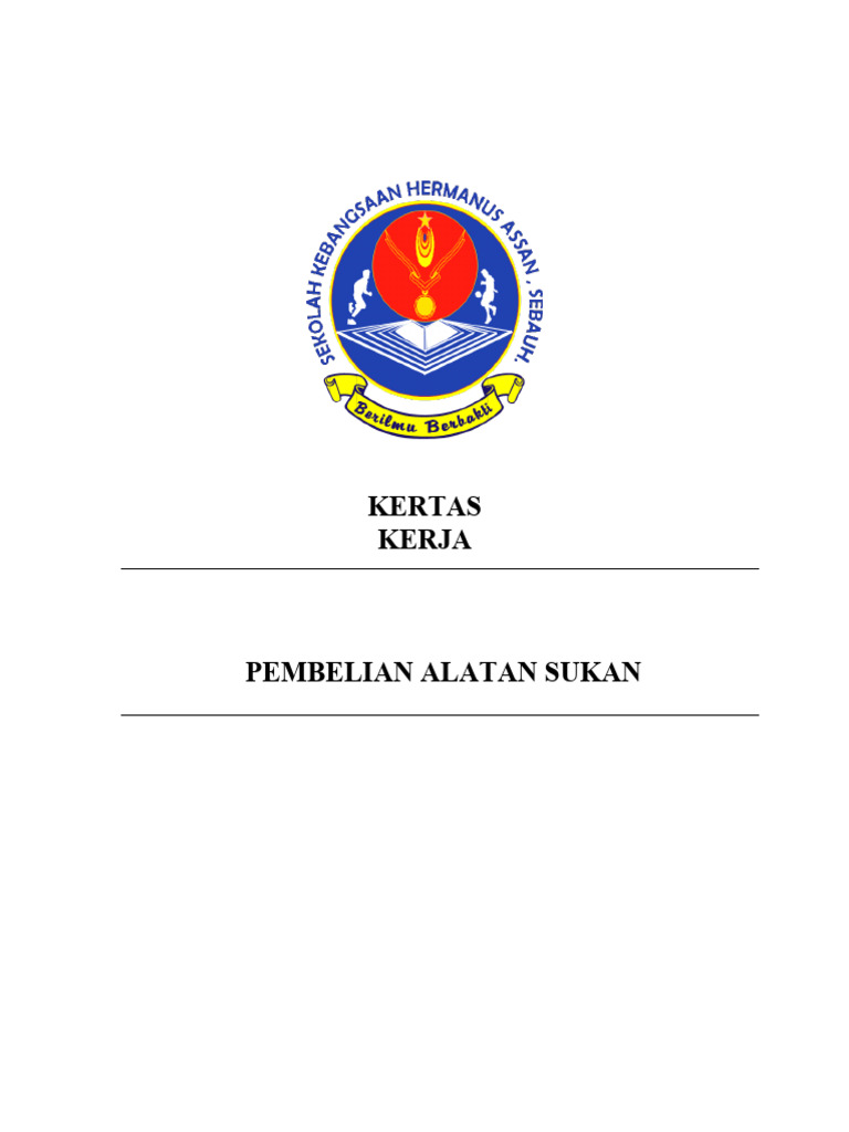 Kertas Kerja Alatan Sukan Skeha | PDF