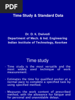 Template Time Study | PDF