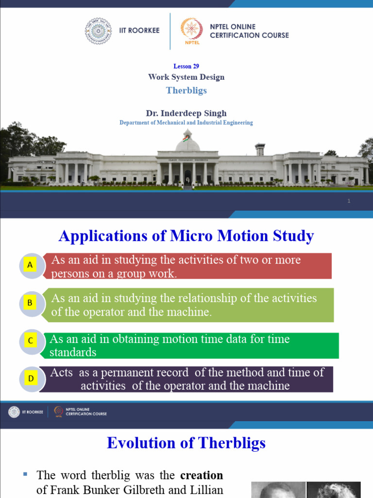 Lecture 29 Therbligs | PDF