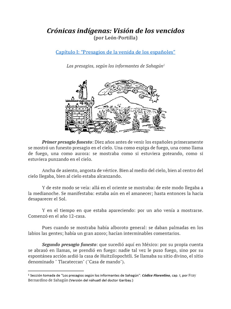 Presagios de la Conquista en México | PDF | azteca