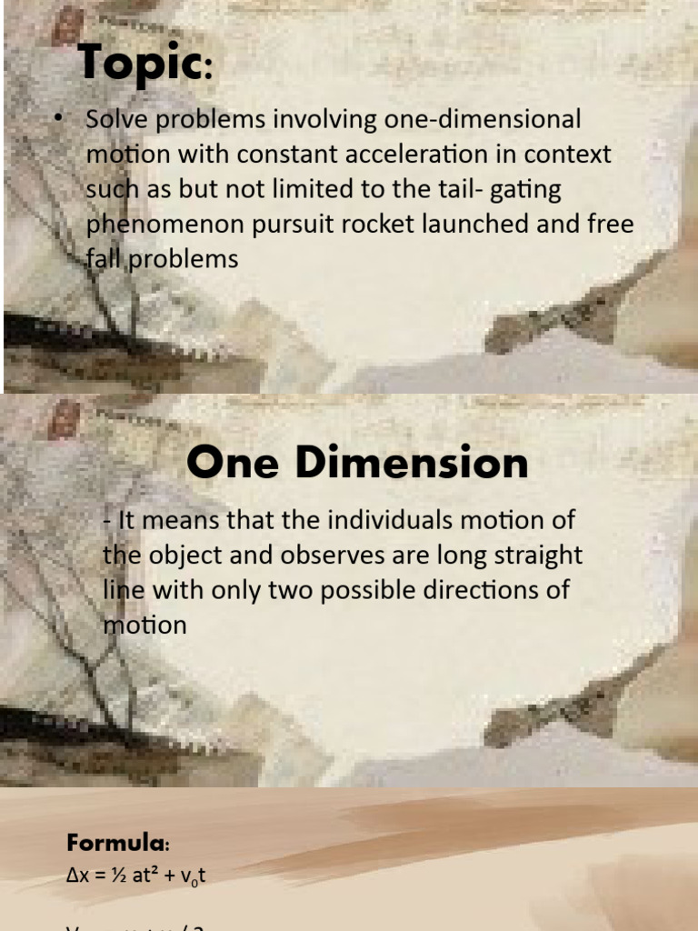 one-dimensional-motion-with-a-constant-acceleration | PDF