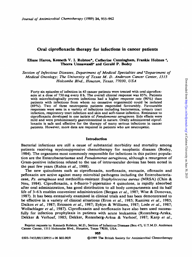 Haron 1989 | PDF | Pneumonia | Infection