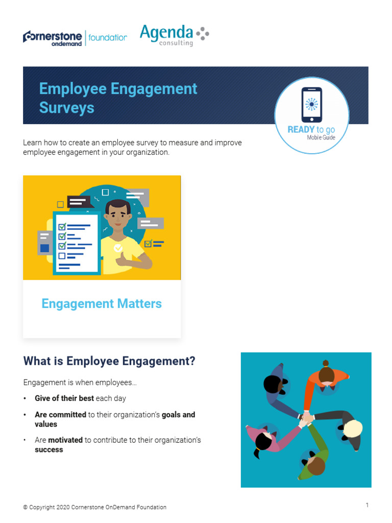 Mobile Guide Employee Engagement Surveys | PDF | Employment | Leadership Mobile Guide Employee Engagement Surveys | PDF | Employment | Leadership