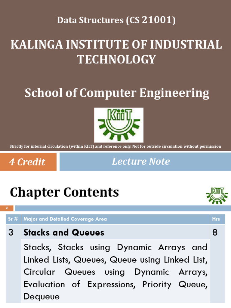 DS - Stacks and Queues | Download Free PDF | Queue (Abstract Data Type) | Mathematics