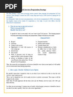 Civil Service Exam Study Guide Tips | PDF | Cognitive Science | Cognition
