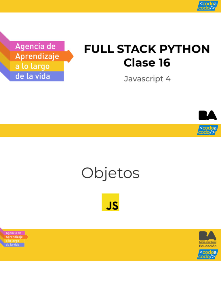 Clase 4 Javascript | PDF | Objeto (informática) | Cadena (informática) Clase 4 Javascript | PDF | Objeto (informática) | Cadena (informática)