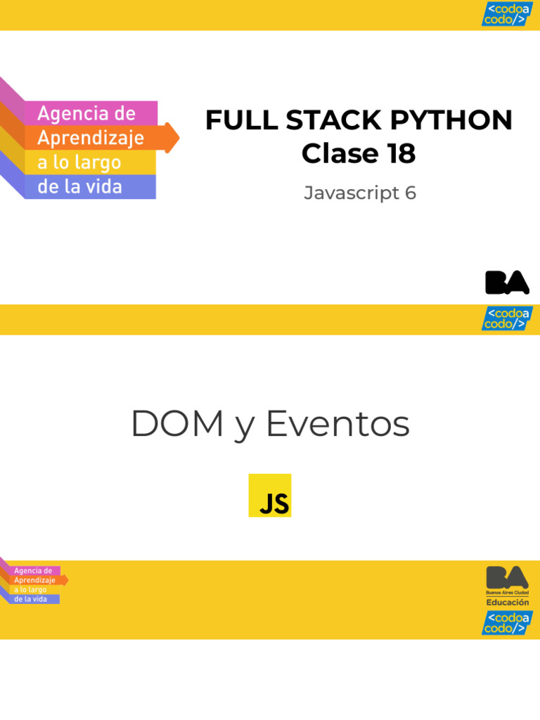 Clase 6 Javascript | PDF | Computadoras Clase 6 Javascript | PDF | Computadoras