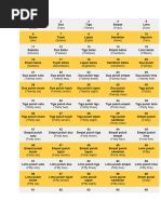 Belajar Menulis Menebalkan Angka 1-10 Lembar Kerja Kuning Sederhana ...