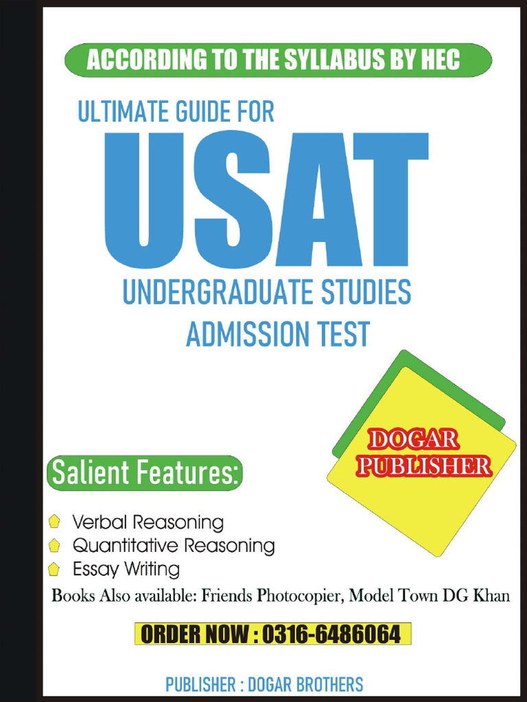 USAT Book For Preparation (StudyBhai - Com) - Compressed | PDF