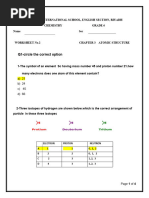 Grade 9 Chemistry Unit 4 | PDF | Chemical Substances | Stoichiometry