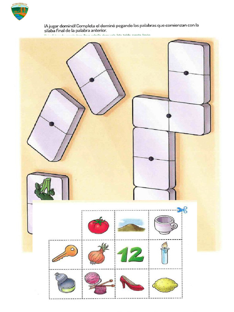 Guia Silaba Inicial Final Medial NT2 | PDF