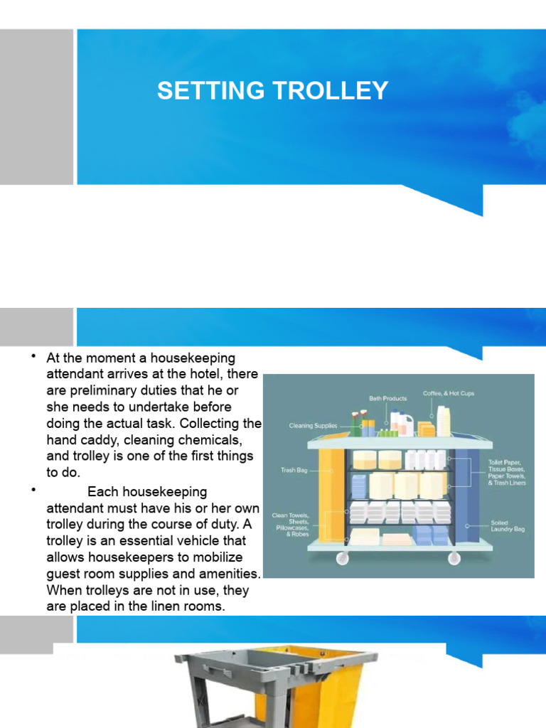 Setting Trolley | Download Free PDF | Housekeeping | Home