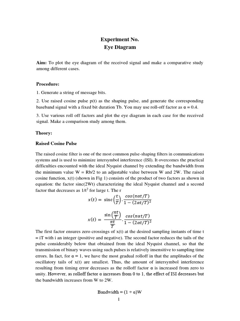 Eye Diagram - Matlab | PDF | Signal Processing | Computer Engineering