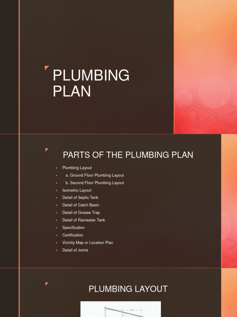 Plumbing Plan Lecture | PDF