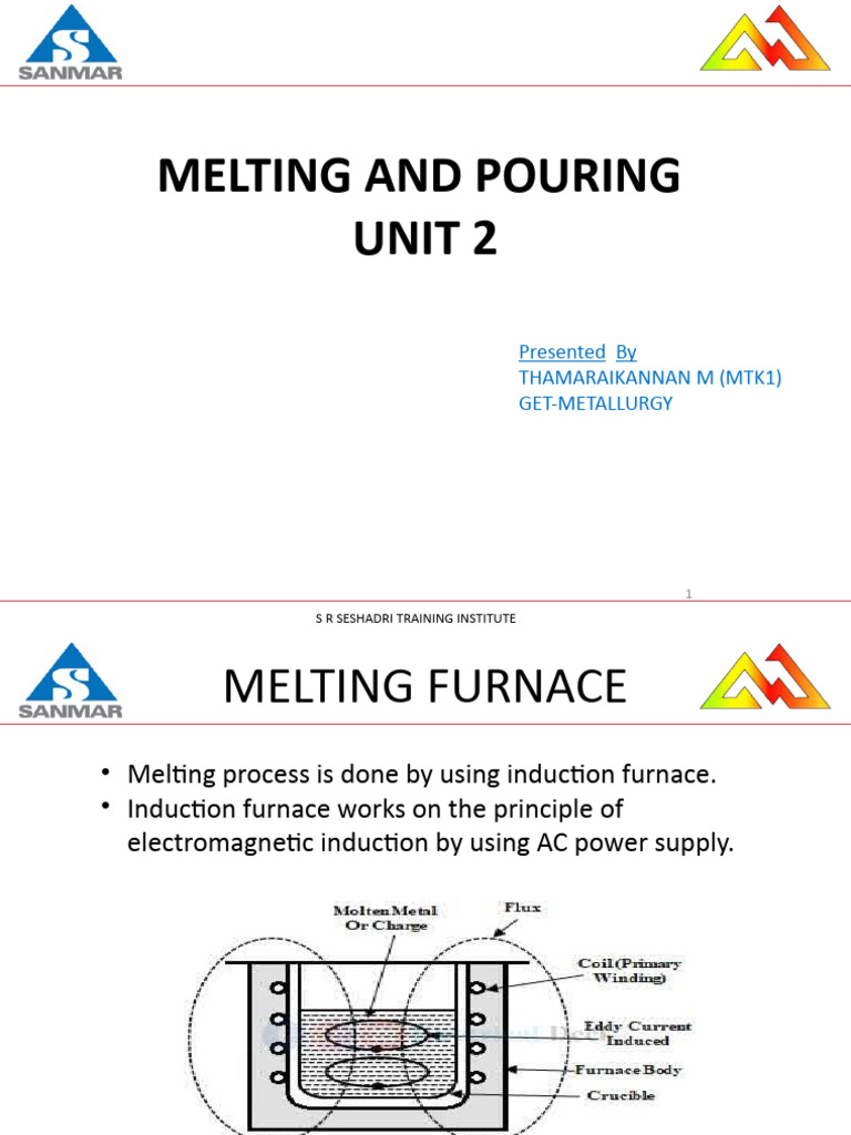 Melting & Pouring of Steel Castings | PDF | Inductor | Metals