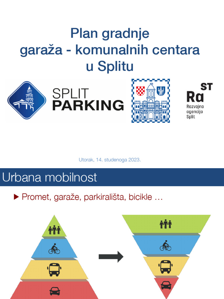 Plan izgradnje garaža u Splitu | PDF