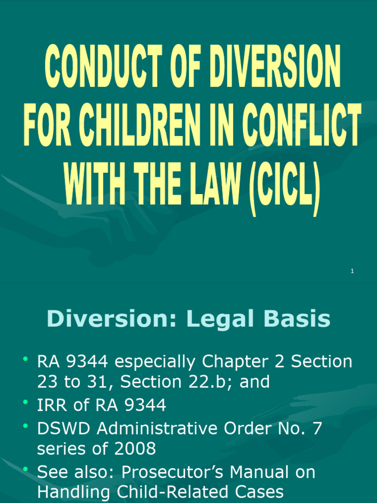 Conduct of Diversion at The Police Level | PDF | Mediation | Justice