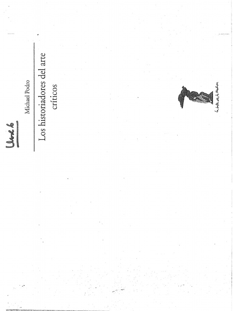 PODRO, Michael - Los Historiadores Del Arte Críticos, Cap - Wölfflin y ...