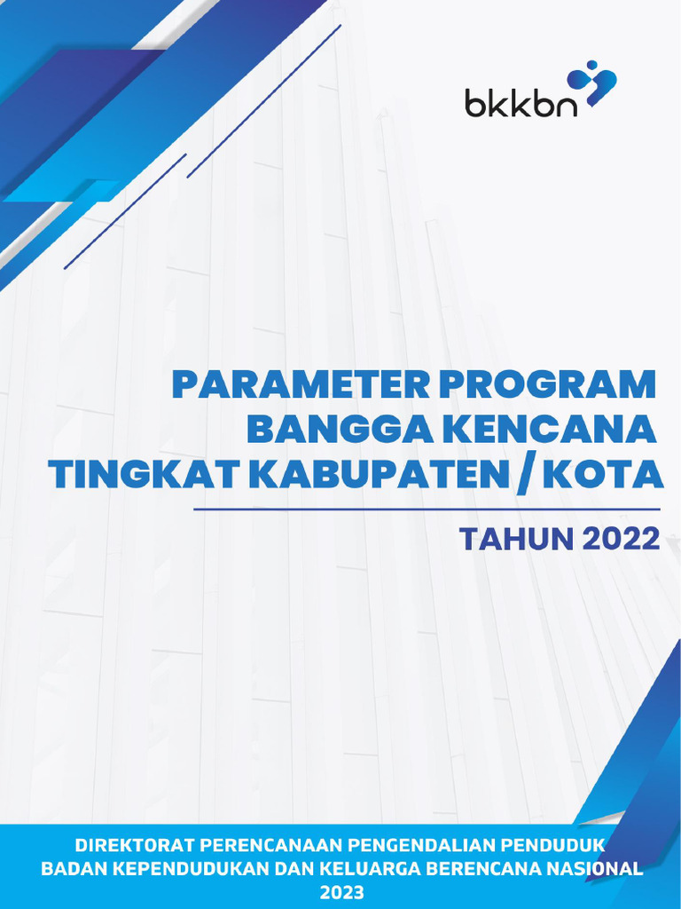 Final Buku Parameter Program Bangga Kencana | PDF