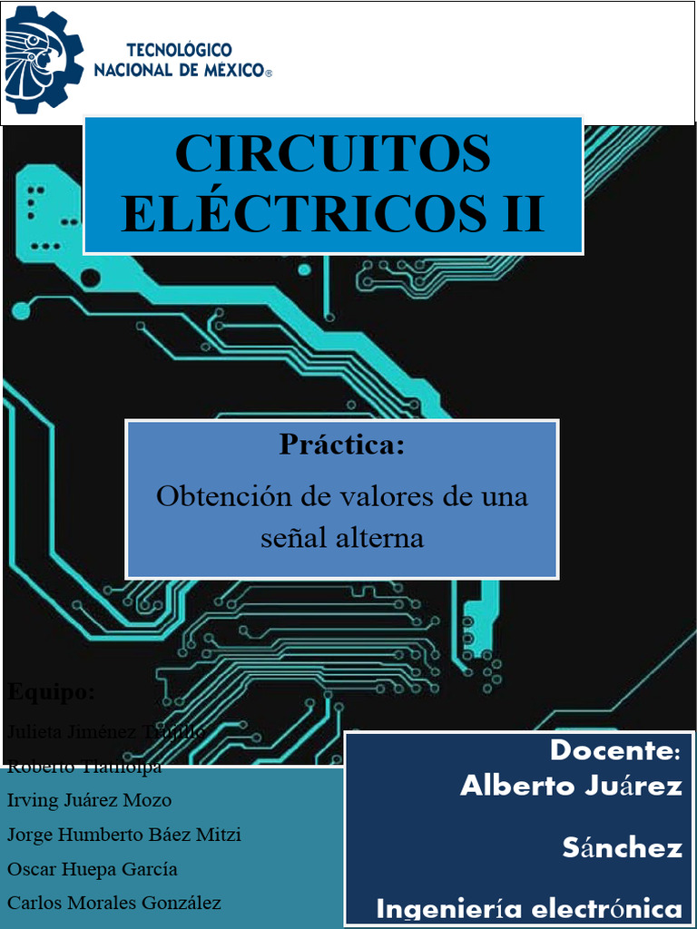 Reporte de circuitos | PDF | Corriente eléctrica | Corriente alterna