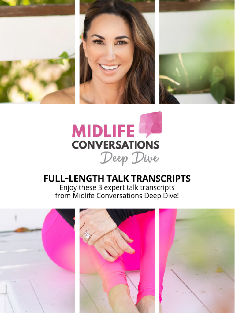 3 Interview Transcripts Midlife Conversations Deep Dive | PDF ...