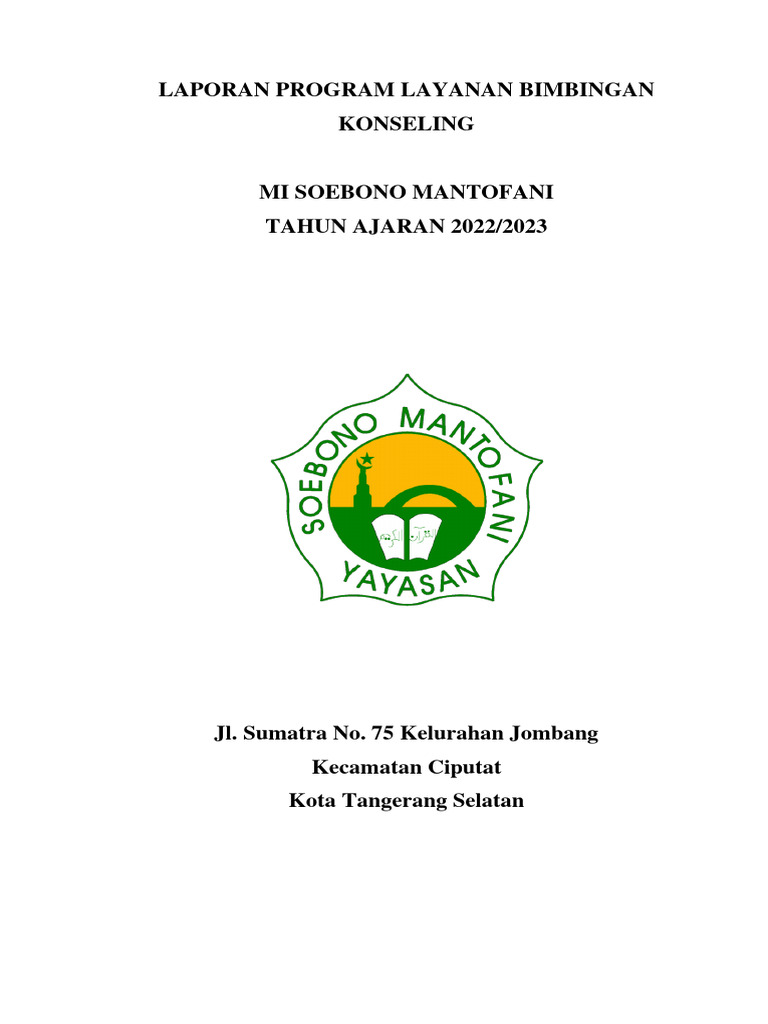 Laporan Program Layanan BK | PDF