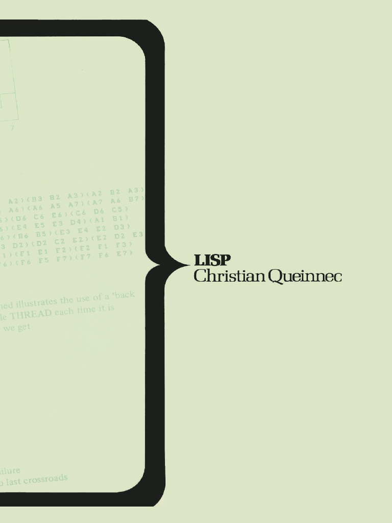 Queinnec - LISP | PDF | Function (Mathematics) | Parameter (Computer ...