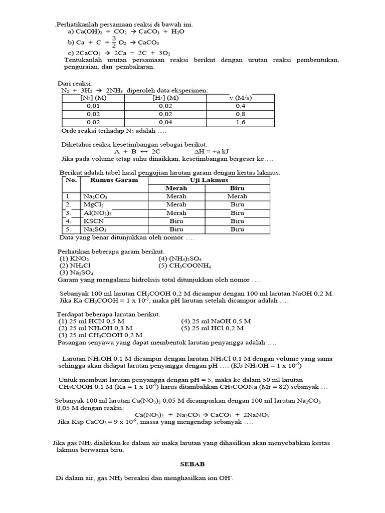 Latihan Soal - 11 | PDF