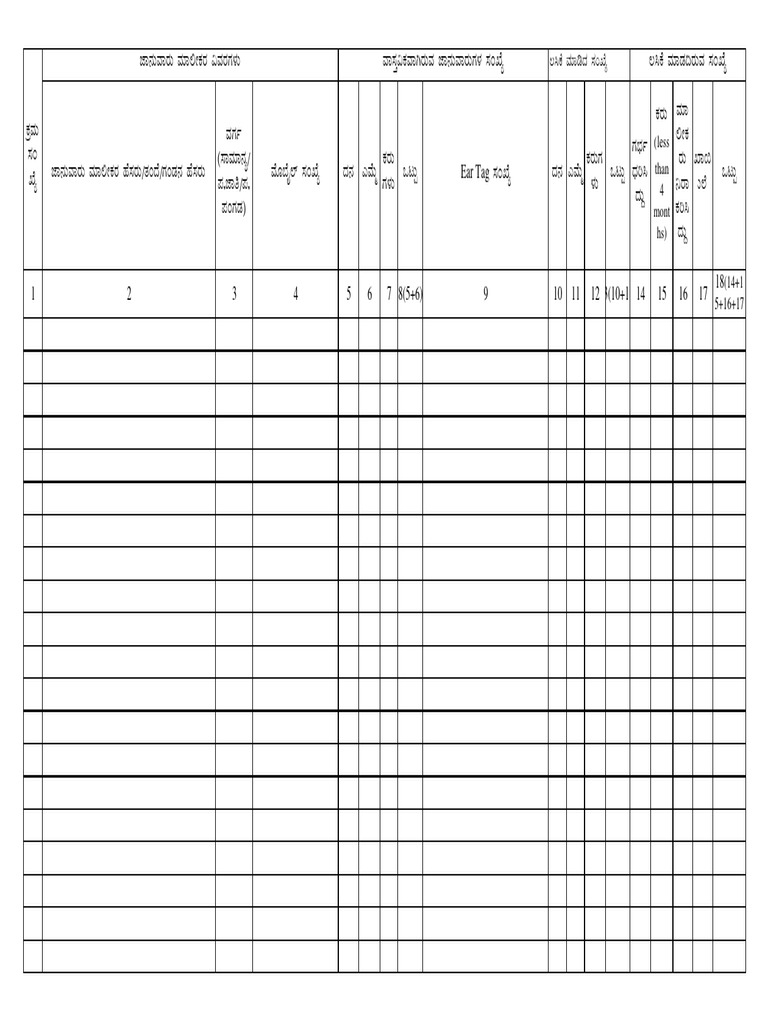 Microplan Format Second Page Thimlapura | PDF
