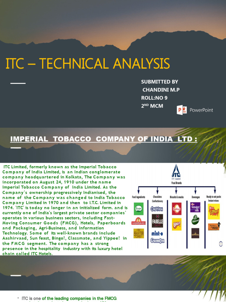 Itc - Technical Analysis Fulll | PDF | Moving Average | Technical Analysis