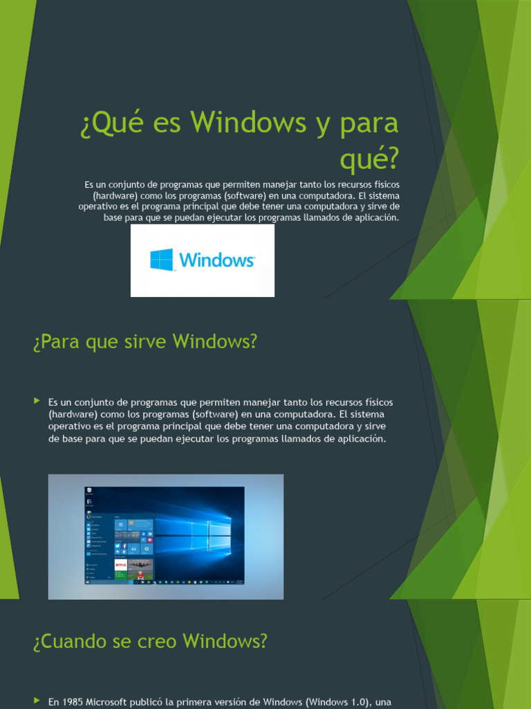 Qué Es Windows y para Qué22233 | PDF
