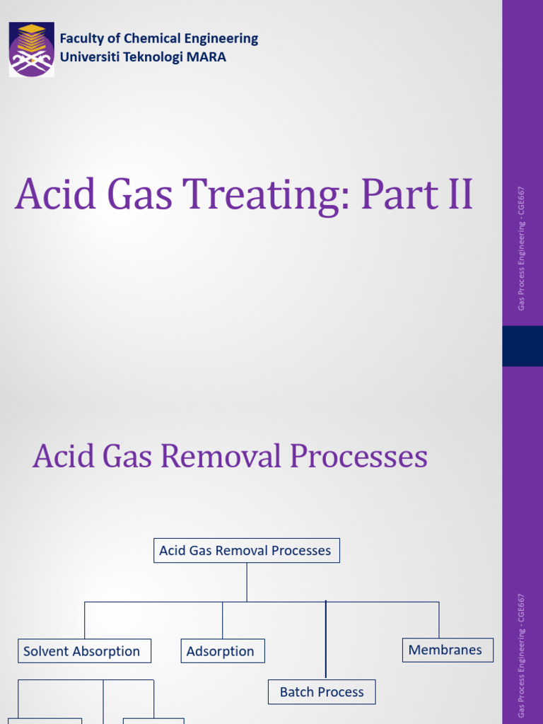 Chapter 6b - Acid Gas Sweetening | PDF | Oxide | Iron