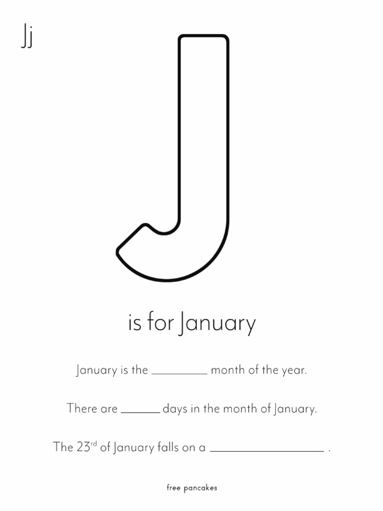 Alphabet Months | PDF