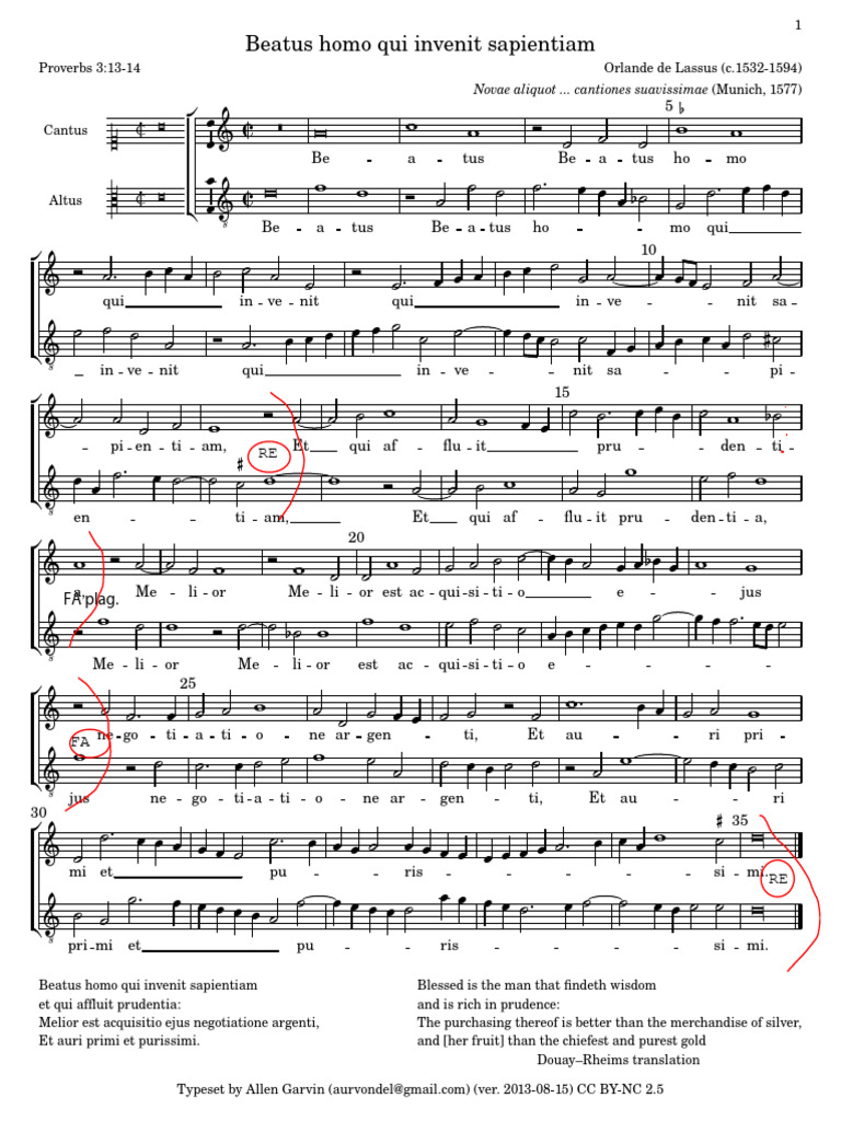 2) Beatus Homo ANALISI Corretta - Qui Invenit Sapientiam | PDF | Virtue ...