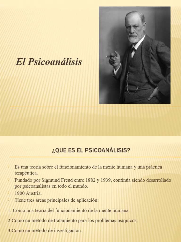 El Psicoanálisis | PDF | Psicoanálisis | Mente inconsciente