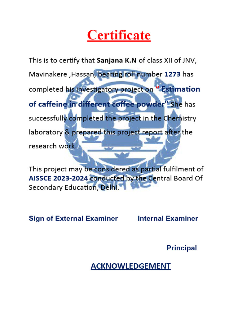 CERTIFICATE | PDF