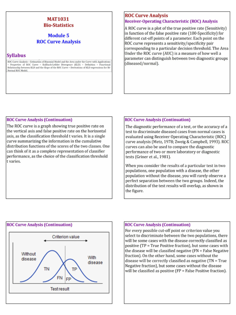 13-Module 5 - ROC Curve Analysis - Introduction and Motivation-26-09 ...